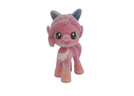 Alti giocattoli animali affollati rosa d'imitazione, ragazze di 5cm la mia piccola figura del cavallino