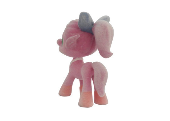 Alti giocattoli animali affollati rosa d'imitazione, ragazze di 5cm la mia piccola figura del cavallino