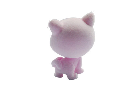 Stile luminoso affollato rosa degli animali del gattino degli occhi dei giocattoli animali del fumetto grande