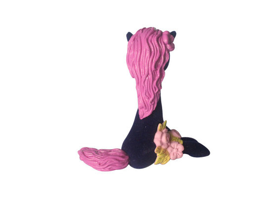 Piccoli giocattoli animali affollati divertenti, giocattoli della figurina del cavallo del PVC del blu reale per i bambini