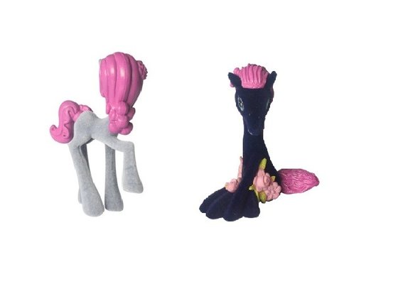 Piccoli giocattoli animali affollati divertenti, giocattoli della figurina del cavallo del PVC del blu reale per i bambini