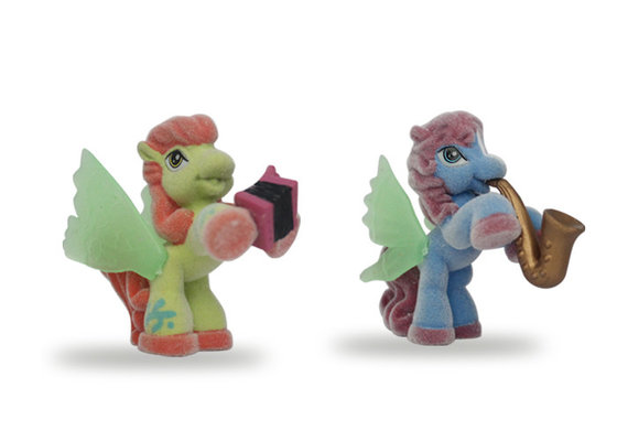 Giocattoli di plastica del cavallino della borsa dei ciechi di stile del fumetto, PVC amichevole eco- le mie piccole figure del cavallino