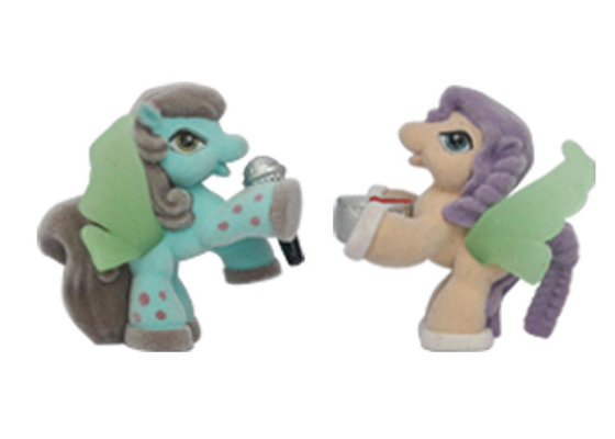Giocattoli di plastica del cavallino della borsa dei ciechi di stile del fumetto, PVC amichevole eco- le mie piccole figure del cavallino