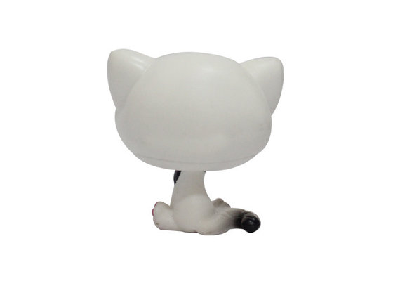 Figure di plastica adorabili su misura del gatto, piccoli gatti di plastica inoffensivi del PVC
