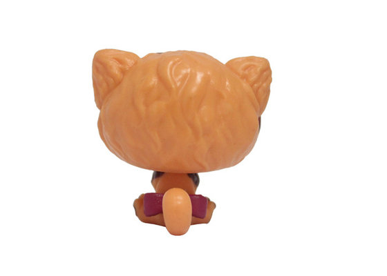 Il gatto di plastica del fumetto mobile calcola arancio inoffensivo/verde per Keychain