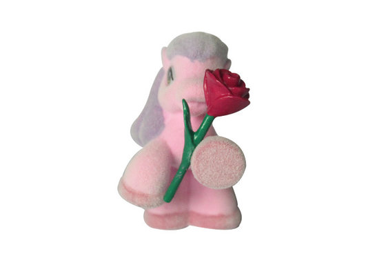 Sorga i giocattoli di plastica affollati del cavallino/figura animale stabilita del cavallo con il fiore