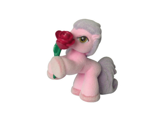 Sorga i giocattoli di plastica affollati del cavallino/figura animale stabilita del cavallo con il fiore