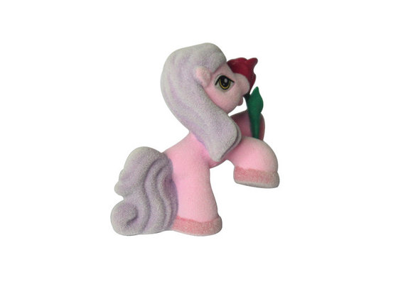 Sorga i giocattoli di plastica affollati del cavallino/figura animale stabilita del cavallo con il fiore