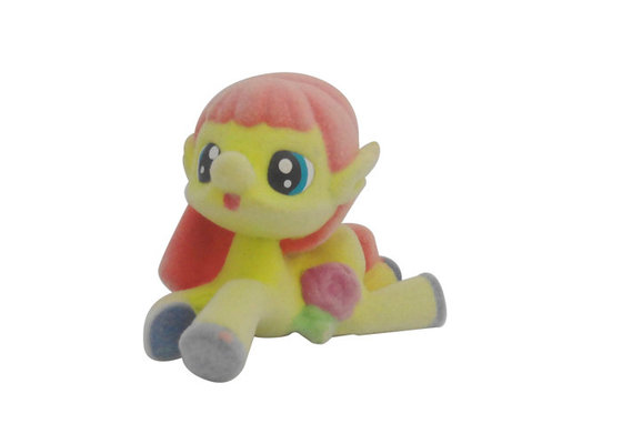 PVC sveglio il mio bello miniatura dei piccoli del cavallino giocattoli degli animali con capelli lunghi