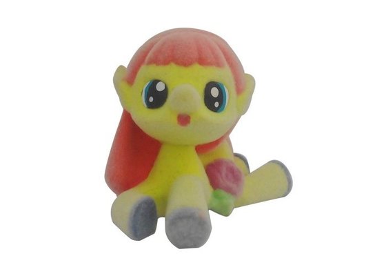 PVC sveglio il mio bello miniatura dei piccoli del cavallino giocattoli degli animali con capelli lunghi