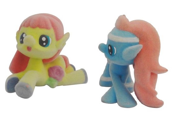 PVC sveglio il mio bello miniatura dei piccoli del cavallino giocattoli degli animali con capelli lunghi