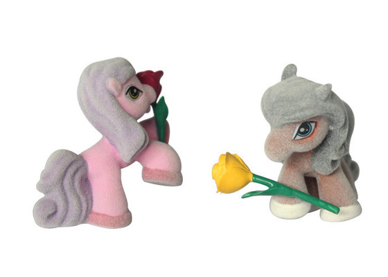 Il mio poco cavallino della plastica gioca la figura giocattoli dei caratteri del PVC del fumetto