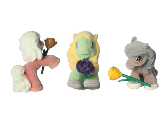 Il mio poco cavallino della plastica gioca la figura giocattoli dei caratteri del PVC del fumetto