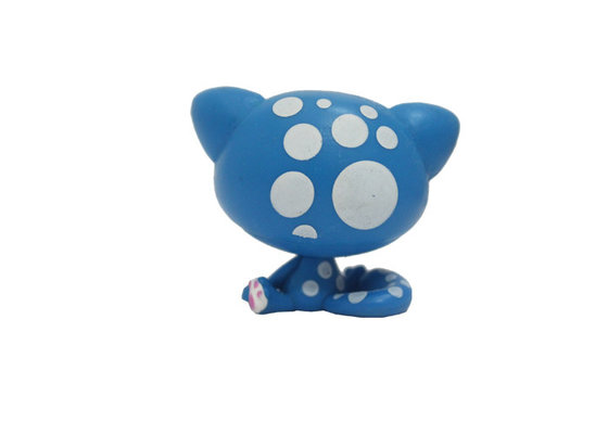 Figure di plastica su ordinazione del gatto, gatti di plastica del giocattolo dei grandi occhi svegli per la decorazione dell'automobile