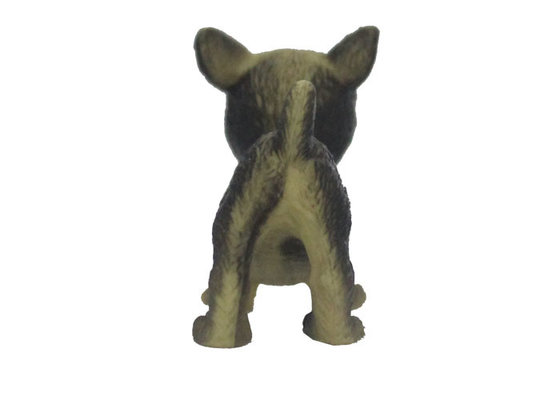 Giocattoli di plastica neri sicuri del cane, giocattoli della figurina del cane dell'animale da allevamento per il gioco dei bambini