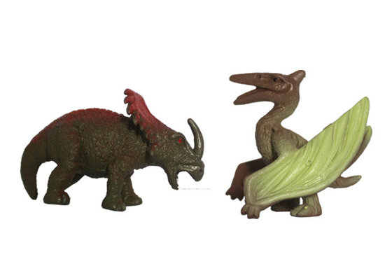 Certificazione di plastica d'annata prescolare di plastica di stile EN71 della tasca dei dinosauri del commestibile