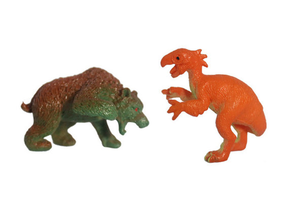Il mini dinosauro educativo realistico dei bambini gioca il materiale ambientale duro del PVC