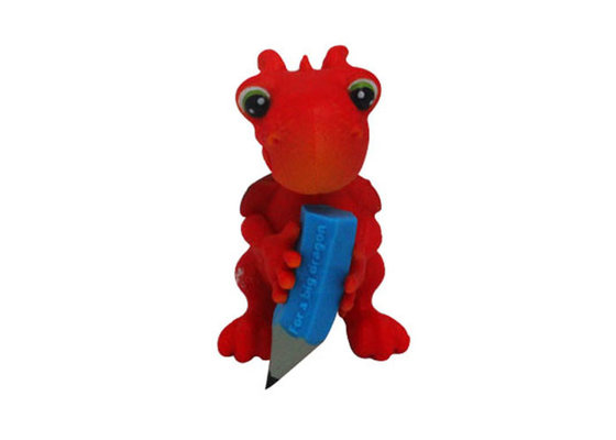 Grande progettazione del fumetto della bocca dei giocattoli di plastica freschi molli a 2,5 pollici del dinosauro per il gioco dei bambini