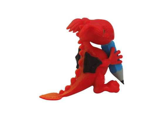 Grande progettazione del fumetto della bocca dei giocattoli di plastica freschi molli a 2,5 pollici del dinosauro per il gioco dei bambini