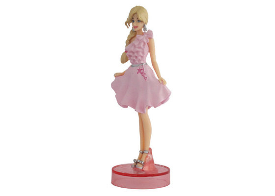 La plastica adorabile di Disney del vestito rosa calcola i giocattoli della bambola di Barbie di modo per le ragazze