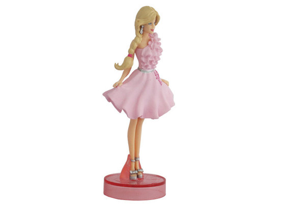 La plastica adorabile di Disney del vestito rosa calcola i giocattoli della bambola di Barbie di modo per le ragazze