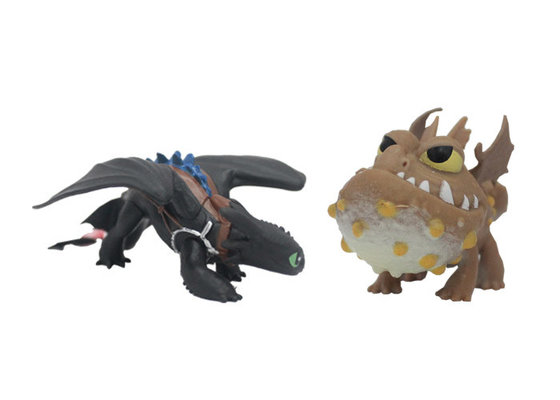 L'ambiente protegge le figure di plastica a 4 pollici nero naturale del giocattolo del drago del PVC Disney