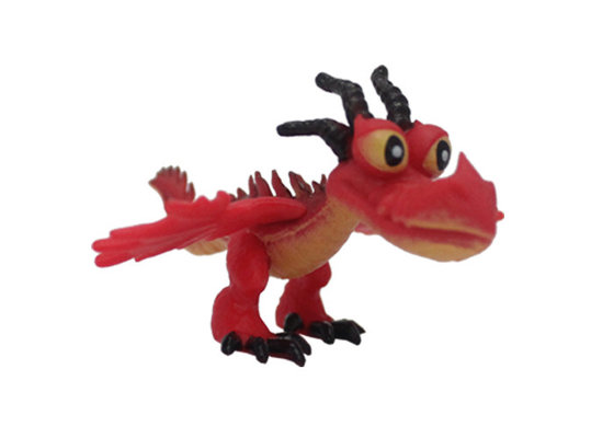 Figure di plastica rosse speciali di Disney, giocattoli amichevoli eco- di film del drago del PVC per i bambini