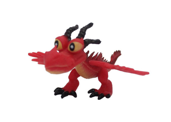Figure di plastica rosse speciali di Disney, giocattoli amichevoli eco- di film del drago del PVC per i bambini