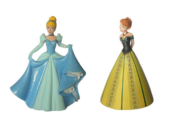 Belle figure di plastica esili di Disney, figurine congelate di principessa Ice Queen Disney Frozen