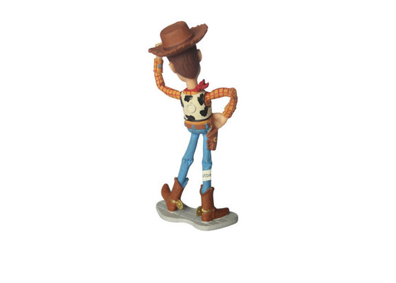 Figure di plastica maschii divertenti di Disney, action figure di Woody dello sceriffo del cowboy del TPE di 12cm