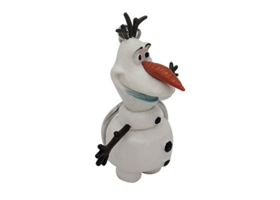 Figure di plastica sveglie su ordinazione mini giocattolo congelato di Disney di Olaf di film per la catena chiave