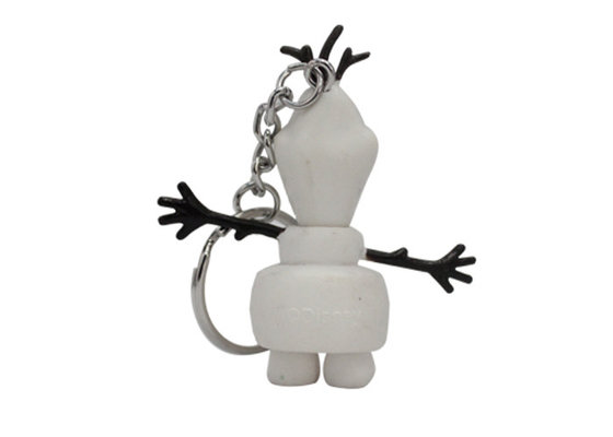 Figure di plastica sveglie su ordinazione mini giocattolo congelato di Disney di Olaf di film per la catena chiave