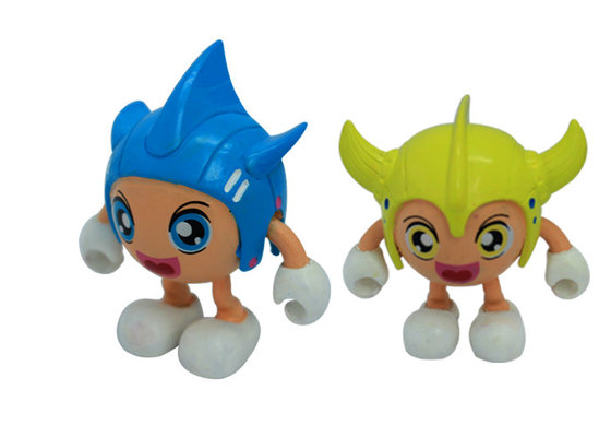 Progettazioni capa intercambiabile delle giovani action figure di plastica del fumetto piccole altezze di 5 - 6 cm