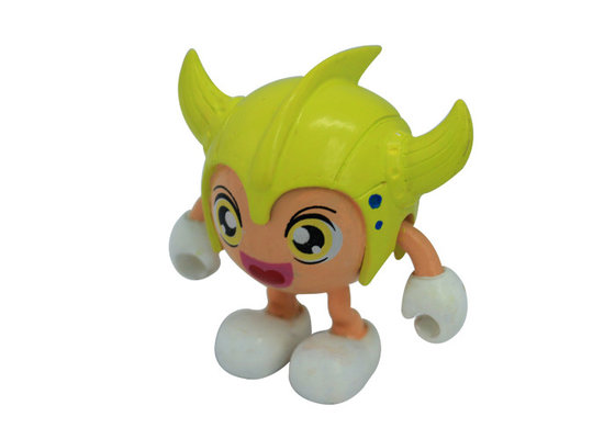 PVC non tossico su misura delle mini action figure dei ragazzi con il casco giallo