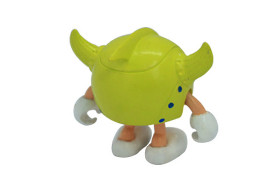 PVC non tossico su misura delle mini action figure dei ragazzi con il casco giallo