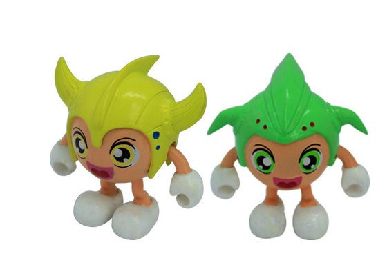 PVC non tossico su misura delle mini action figure dei ragazzi con il casco giallo