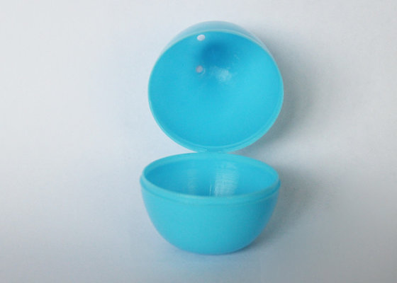 Il distributore automatico vuoto di plastica collettivo incapsula l'uovo ovale blu per la decorazione di festa