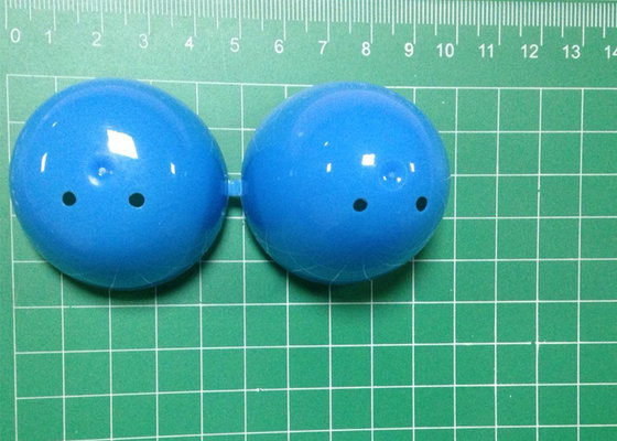 Il distributore automatico vuoto di plastica collettivo incapsula l'uovo ovale blu per la decorazione di festa