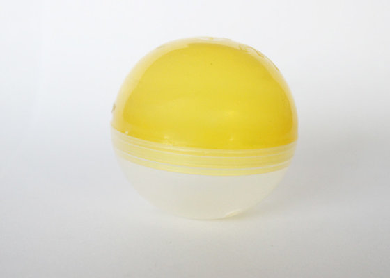 la vendita di plastica dei bambini di 4.5cm incapsula l'uovo di Pasqua Giallo trasparente