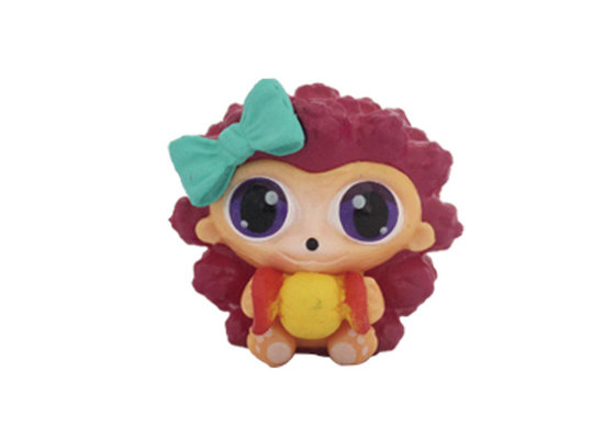 Custom Made Washable Plastic Miniature Toys Colorful PVC Hedgehog Style