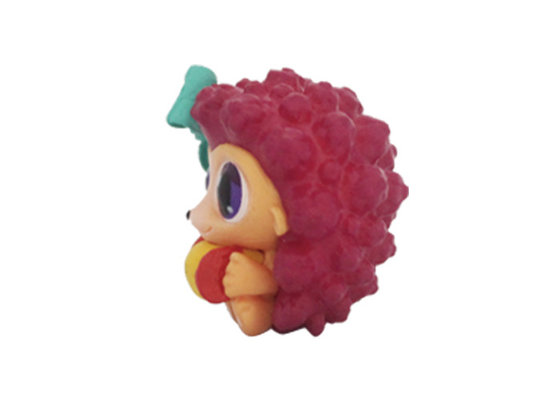 Custom Made Washable Plastic Miniature Toys Colorful PVC Hedgehog Style