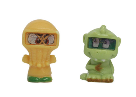 Altezza portatile di progettazione 4cm dell'uomo dello spazio dei piccoli giocattoli di plastica adorabili gialli lavabili