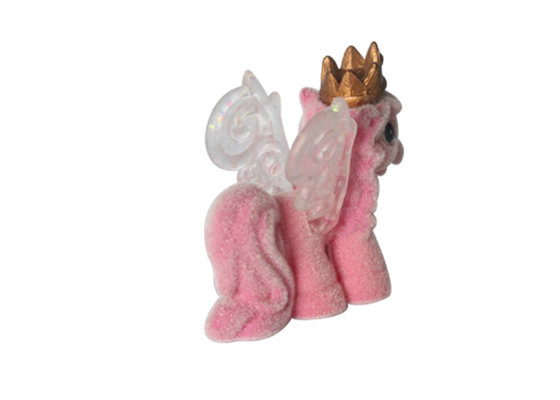 Mini cavallino molle rosa della capsula del giocattolo della capsula del PVC con chiara altezza dell'ala 3cm