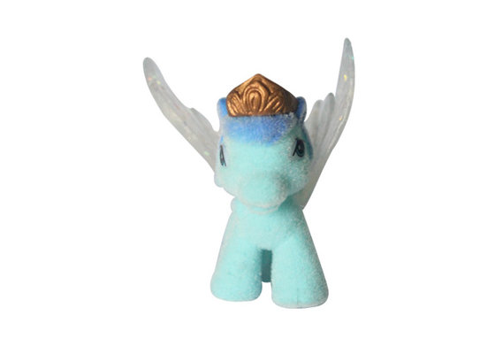 Giocattolo libero della capsula del PVC del ftalato mini, figurine animali affollate verde chiaro per il gioco del bambino