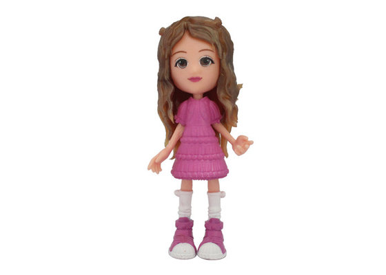 L'amaranto abbastanza osserva i giocattoli di plastica BSCI della bambola della ragazza della pittura per il gioco dei bambini