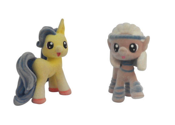 Lovely Plastic Pony Toys With AZO Free Logo Customized For Baby Playing