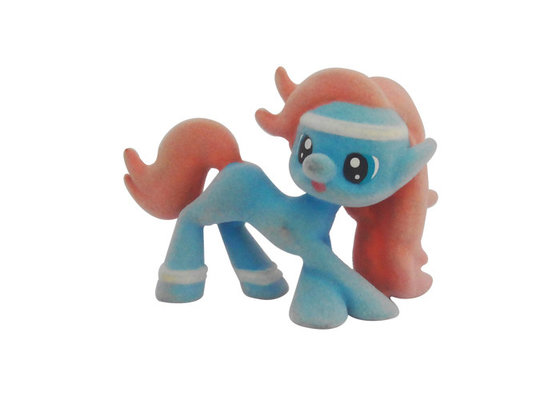 2 inch Male Little Plastic Pony Toys With Long Hair and Short Tail