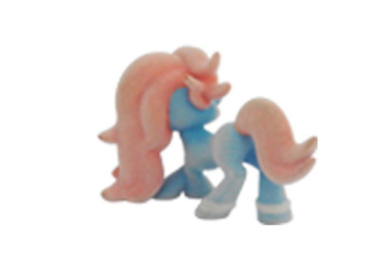 2 inch Male Little Plastic Pony Toys With Long Hair and Short Tail