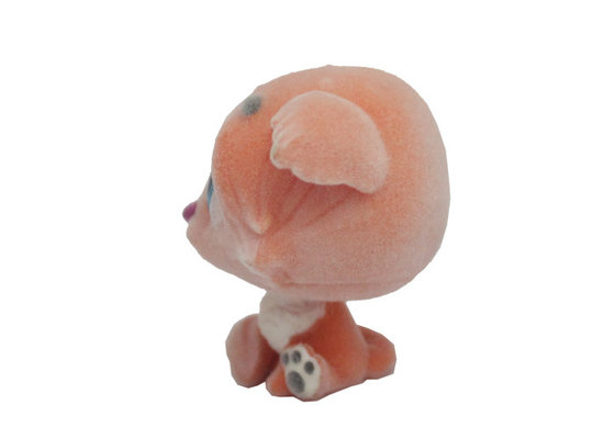 Giocattoli animali affollati amichevoli eco- gialli, giocattolo del gatto dei bambini di 4.5cm