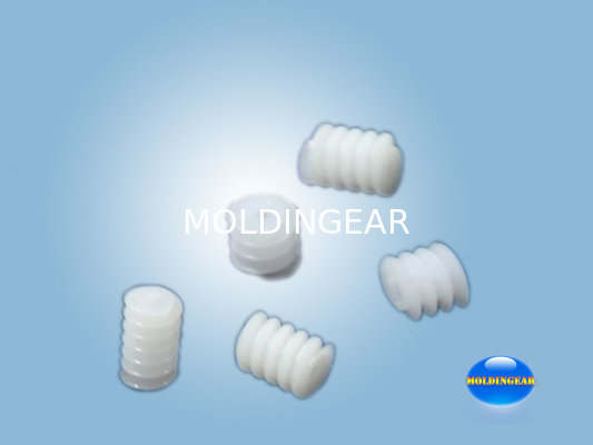 M0.5 plastic worm gear for DC motor/electric motor for compact design